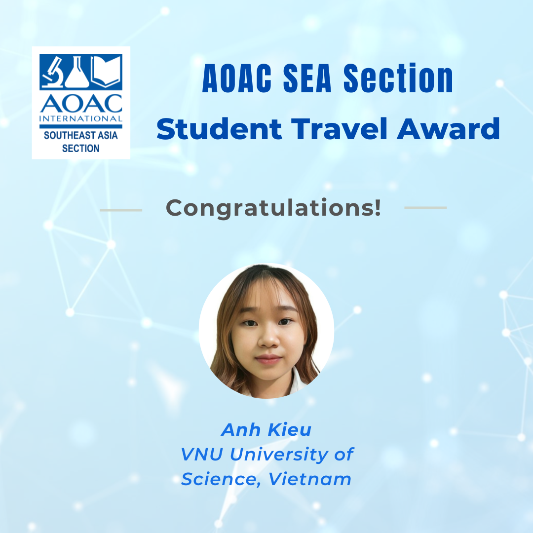 Training of Young Scientists – AOAC Southeast Asia