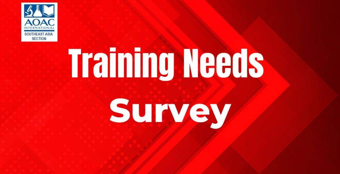 ISO/IEC 17025 Training Needs Assessment – AOAC Southeast Asia